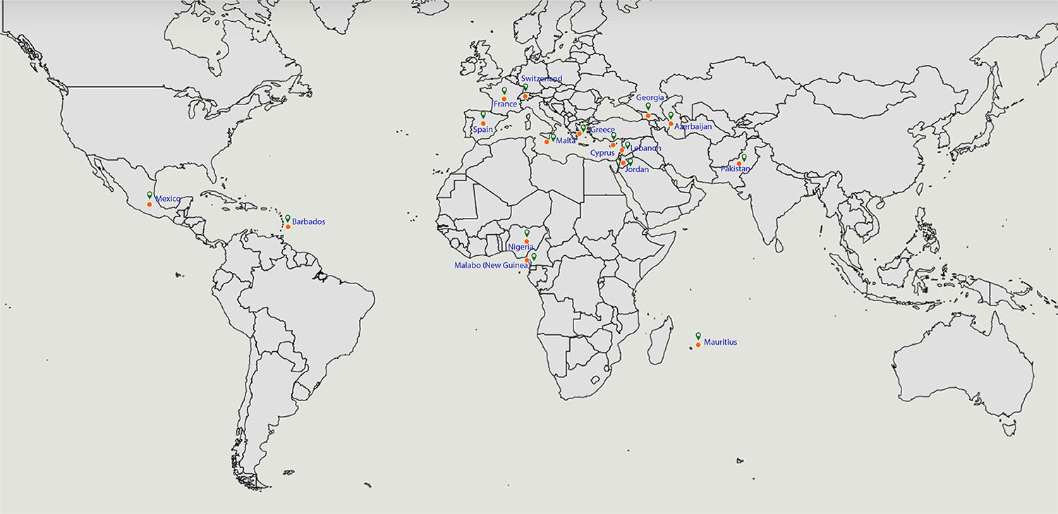 Countries - IKAROS Aviation Training Center
